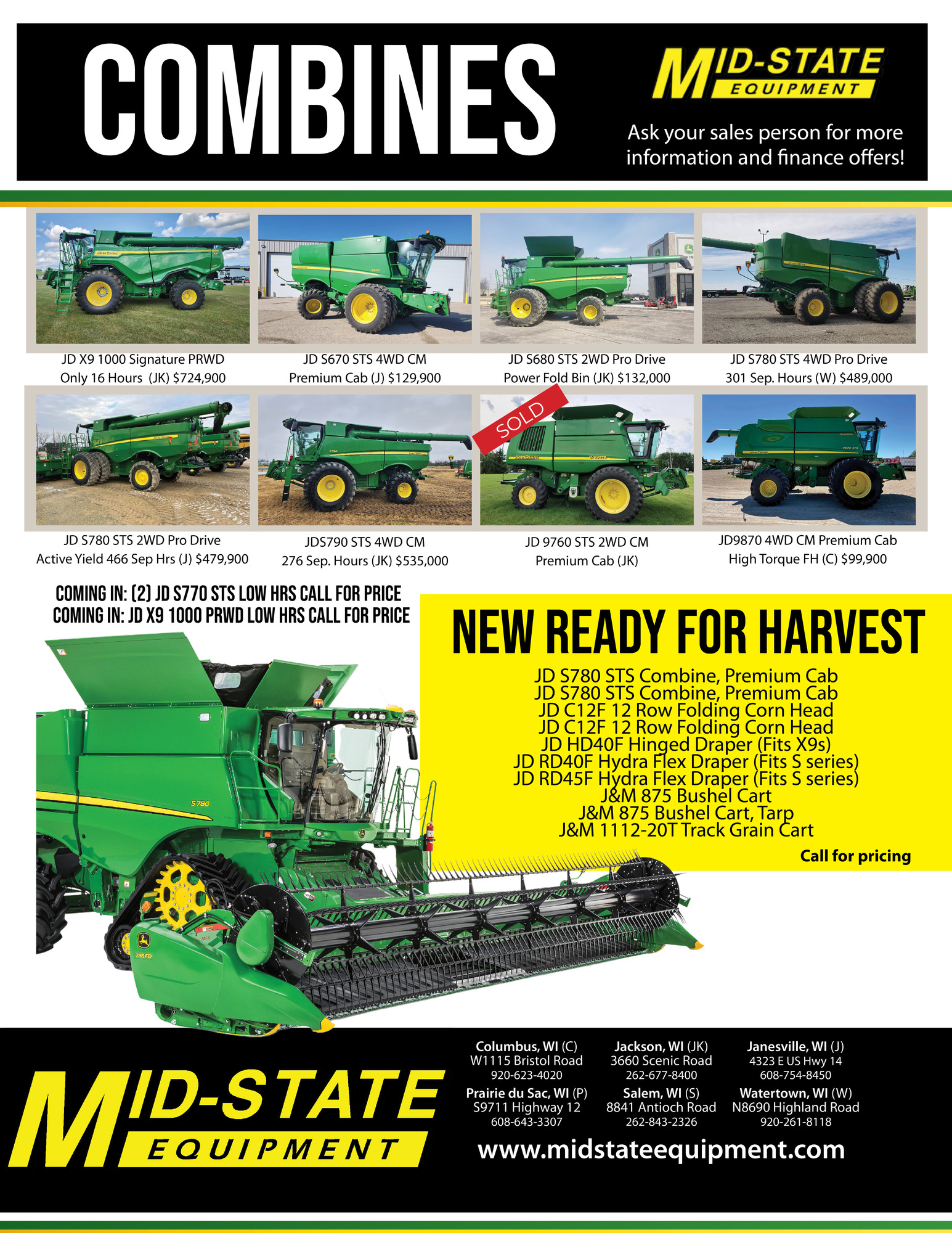 Promotions | Mid-State Equipment | Columbus Wisconsin