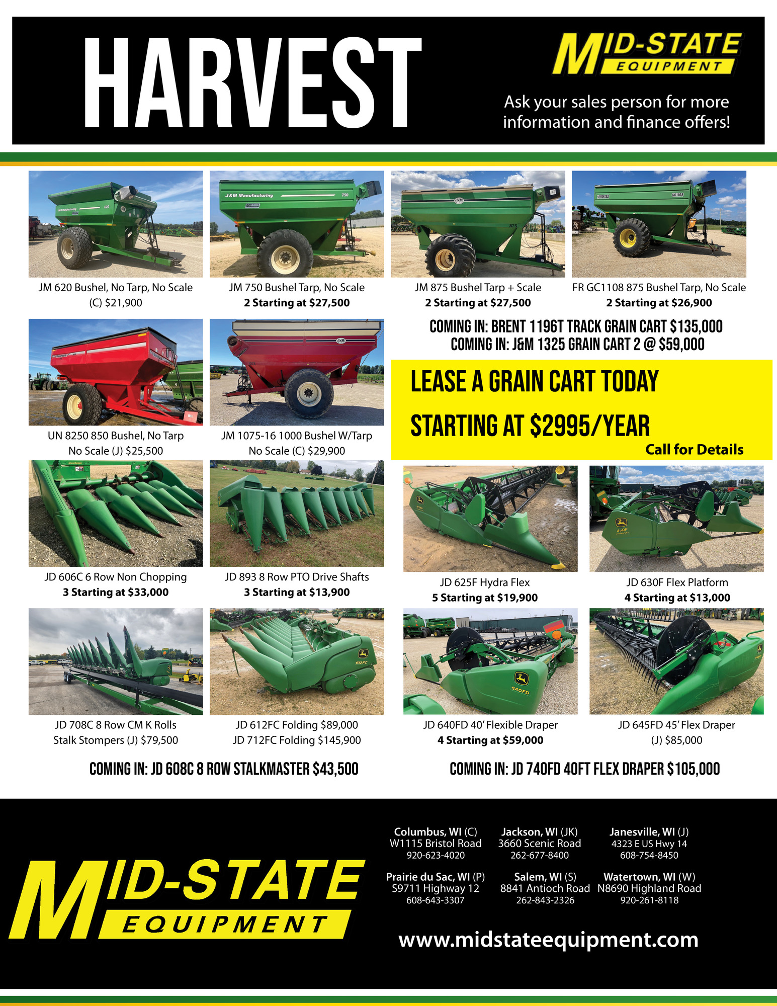 Promotions | Mid-State Equipment | Columbus Wisconsin